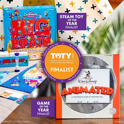 Disney Animated And Cranium Big Brain Nominated For Toy Of The Year Rpopgeeksnet