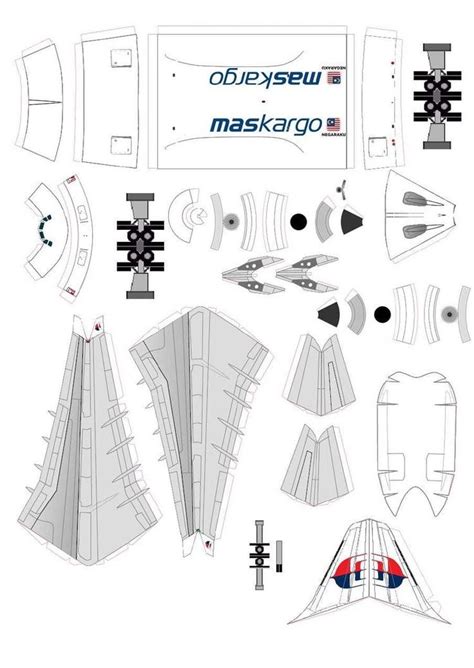 The Paper Model Is Designed To Look Like An Airplane