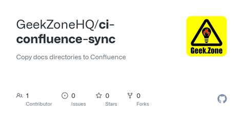 github geekzonehq ci confluence sync copy docs directories to confluence