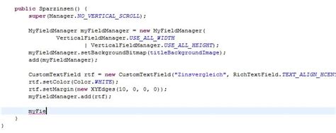 Blackberry Java Codecompletion Is Missing Stack Overflow