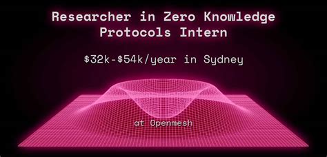 Web3 Researcher In Zero Knowledge Protocols Intern 32k 54k In