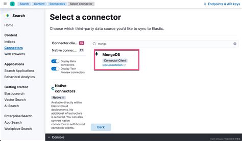Elasticsearch：使用 Mongodb Connector 同步数据到 Elasticsearchmongodb Connector For Elasticsearch Csdn博客