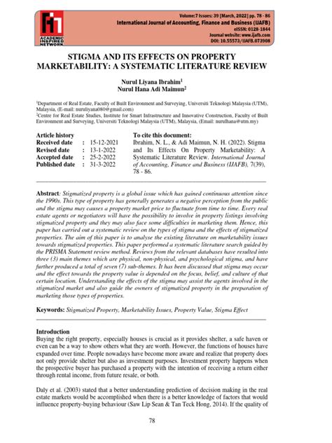 Stigma Pdf Systematic Review Social Stigma