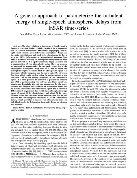Pdf A Generic Approach To Parameterize The Turbulent Energy Of Single