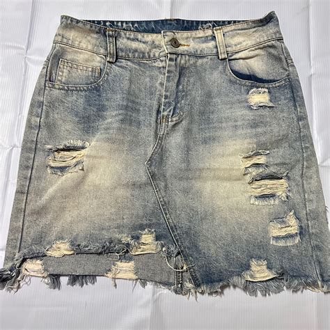 Ripped Skirt Womens Fashion Bottoms Skirts On Carousell