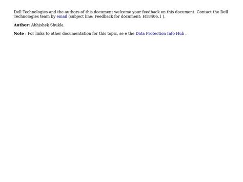 We Value Your Feedback Powerprotect Data Manager Protection For Vmware Cloud Foundation On