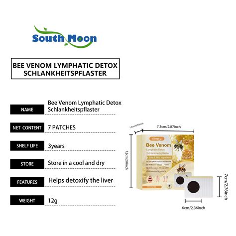 Bee Venom Slimming Patch Detox Accelerate Fat Burning Tighten Skin