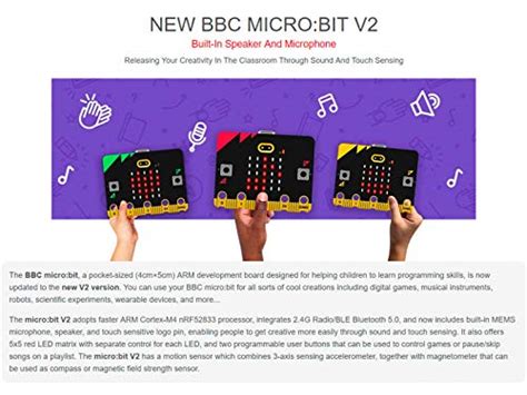 bbc micro bit v2 faster arm cortex m4 nrf52833 processor built in