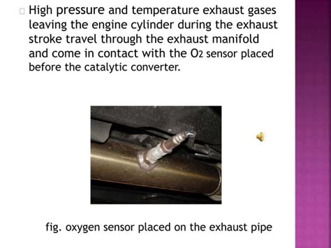 How An Oxygen Sensor Works In An Automobile Pptx Chemistry Science