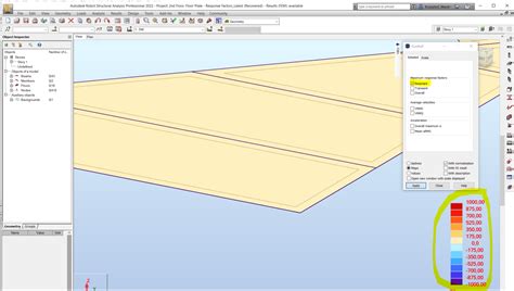 Robot Structural Analysis中没有可用于脚步分析的结果