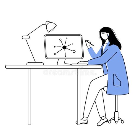 Cartoon Computer Scientist Stock Illustrations 1413 Cartoon Computer