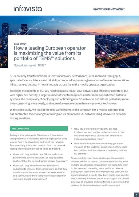 Tems™ Discovery Post Process And Analyze Large Network Testing Data