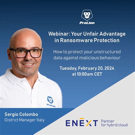 Prolion On Linkedin Ransomware Ransomwareprotection Enext