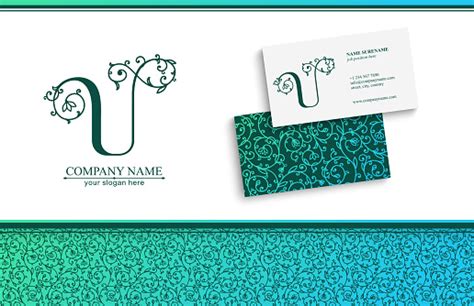 프리미엄 벡터 U 로고 몬노그램 레터링 원활한 패턴과 명함 엘리트 회사를 브랜딩하기 위한 개인 로고 또는 사인 0명에 대한 스톡 벡터 아트 및 기타 이미지 Istock