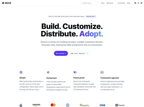 Core By Stenciljs A Undefined Template Built At Lightspeed