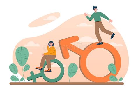 Gender Inequality Concept Women Social Imparity Problem Stock Vector Illustration Of Feminism