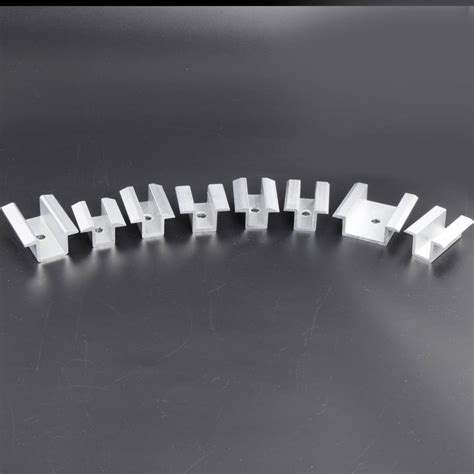 襄阳光伏支架配件中压块边压块侧压块太阳能光伏配件铝合金压块 八方资源网