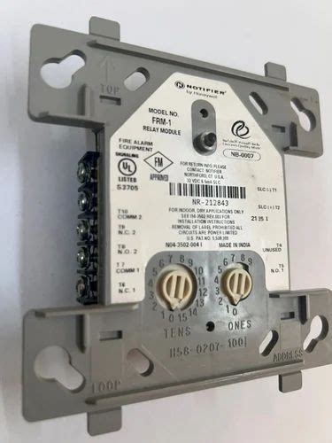 Notifer Single Output Relay Module Notifier Frm 1 For Control Panel