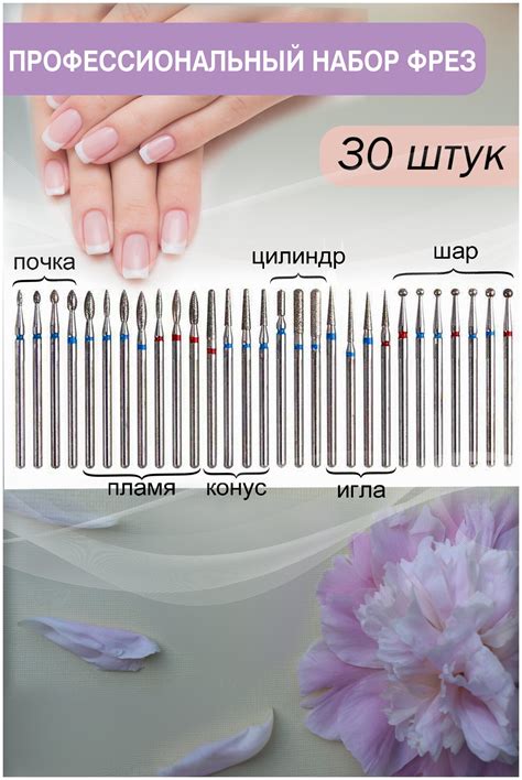 Насадки для фрезера для маникюра — купить по низкой цене на Яндекс Маркете