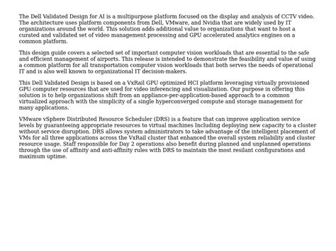 Architecture Concepts Design Guide—virtualized Computer Vision For Smart Transportation With