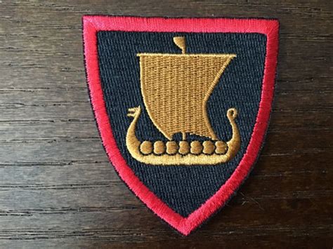 Norwegian Army Sew On Shoulder Patch Telemark Battalion Ebay