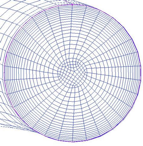 Typical Face Mesh With Boundary Layer Faces And Quadrilateral Core Faces Download Scientific