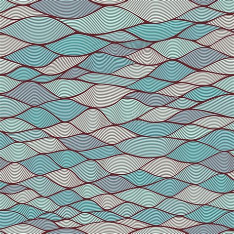 Seamless Waves Texture Wavy Background Copy That Square To The S Stock Vector Illustration Of