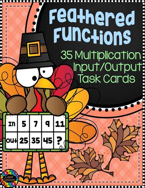 3oa9 Thanksgiving Function Tables Input Output Multiplication Task