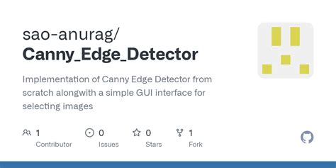Github Sao Anuragcannyedgedetector Implementation Of Canny Edge Detector From Scratch