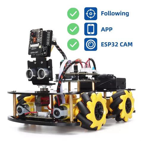 robot starter kit for arduino programming with esp32 camera Ælectronix