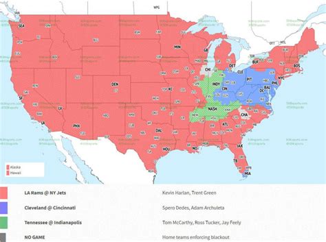 Cleveland Browns Vs Cincinnati Bengals Week 16 Tv Map