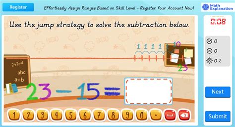 Math Explanation Subtraction Using The Split Strategy Engaging Primary Maths Software