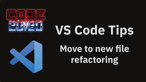 Vs Code Tips — Move To New File Refactoring For Javascript And