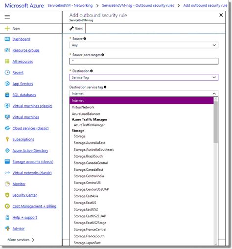 Azure Virtual Network Service Endpoints 4sysops