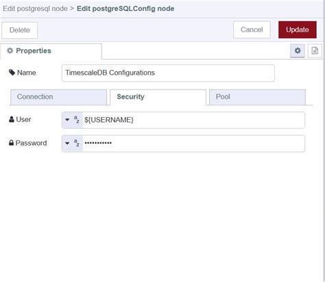 Using Timescaledb With Node Red • Flowfuse