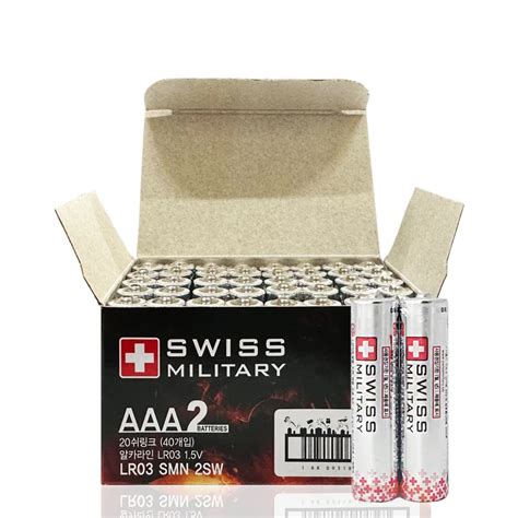 Военная щелочная батарея AAA LR03 1,5 в 40 шт | AliExpress