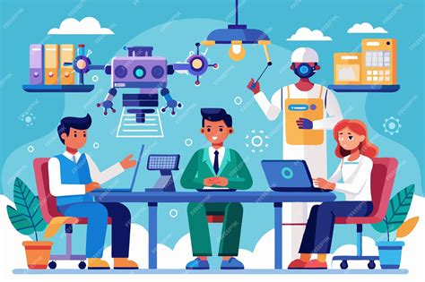 Premium Vector Robotics Lab Programming Robotic Drones For Various Applications Vector