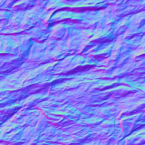 Normal Map Texture Mapping Stone Material Pattern 3d Design Rock