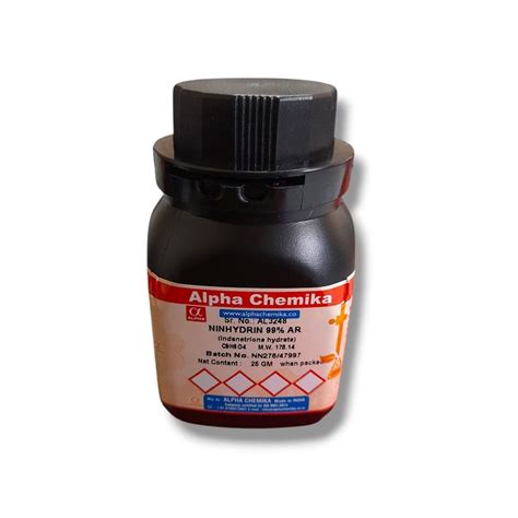 Ninhidrina 99 Pa Env 25 Gramos Química Madrid