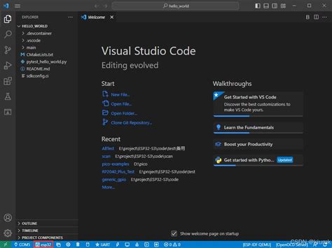 全网首发 微雪esp32 S3esp 32使用vscodeesp Inf环境搭建小白式讲解完整步骤esp 32最简入门 Csdn博客