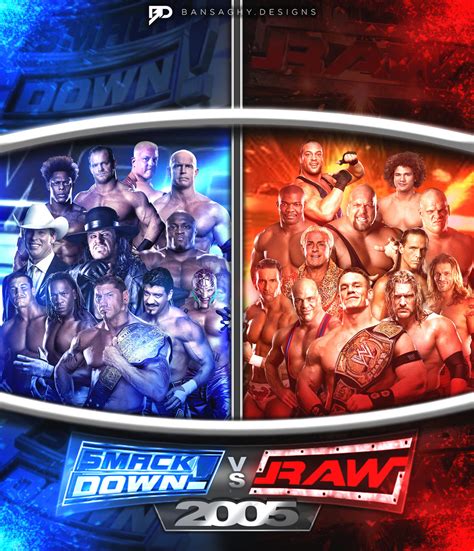 Smackdown Vs Raw 2005 Poster By Bansaghydesigns On Deviantart