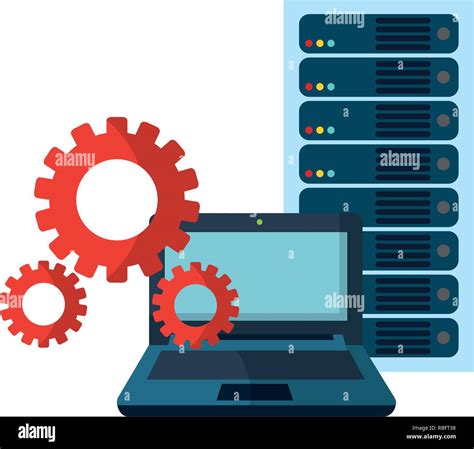 Technology Computing Support Cartoon Stock Vector Image And Art Alamy
