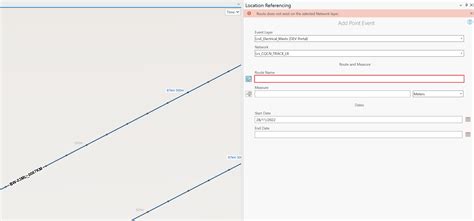 Solved Choose Route From Map Says Route Does Not Exist On Esri
