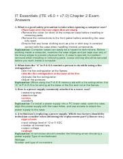 IT Essentials ITE V6 0 V7 0 Chapter 2 Exam Answers Pdf IT Essentials ITE V6 0 V7 0 Chapter 2