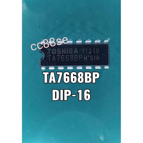 Ta7668bp Ta7668 Dip 16 Intergrated Circuit Ic Shopee Malaysia