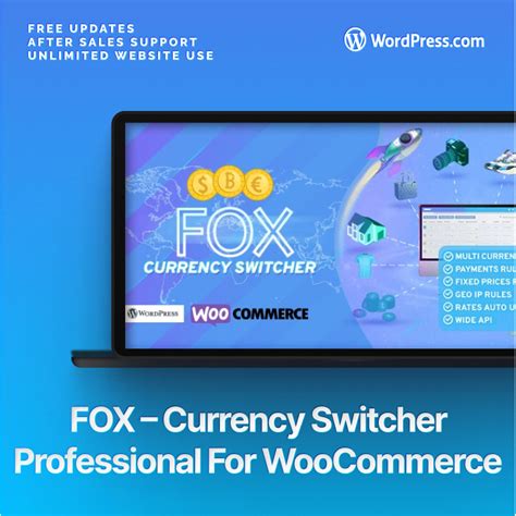 Fox Currency Switcher Professional For Woocommerce Wordpress Pro