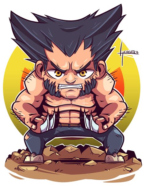Chibi Wolverine By Dhellgater On Deviantart