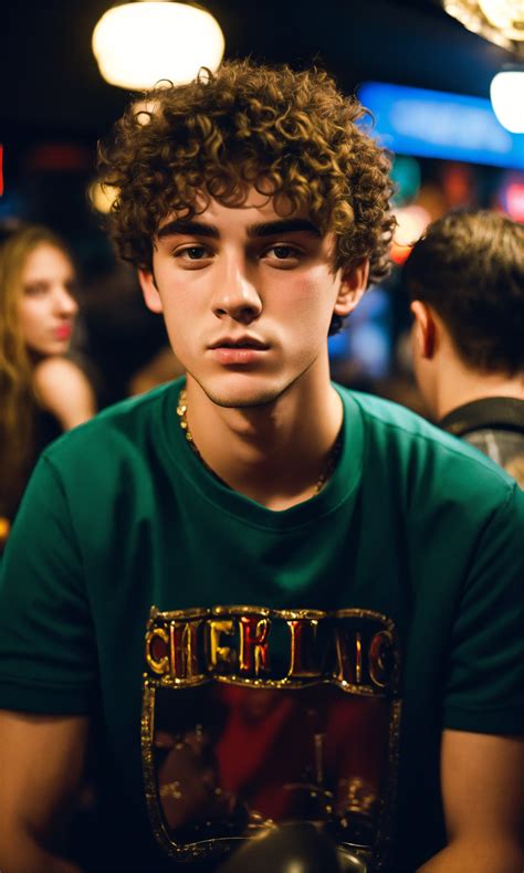 Lexica 18 Year Old British Chav He Has Short Curly Hair He Is