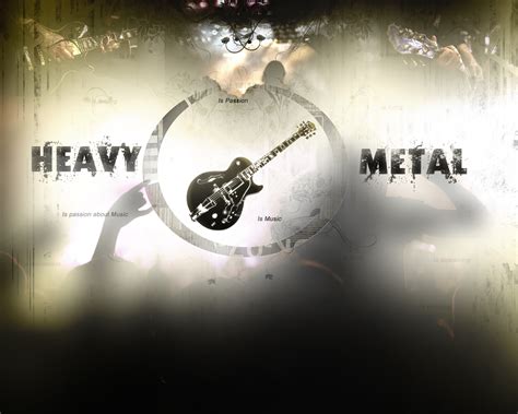 Heavy Metal Hd Wallpaper Power And Passion In Music