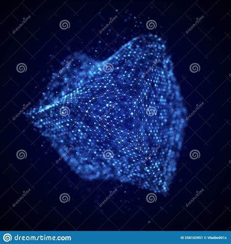 Technology Blockchain Concept Visualization Of The Dynamic Flow Of The Cryptocurrency Industry